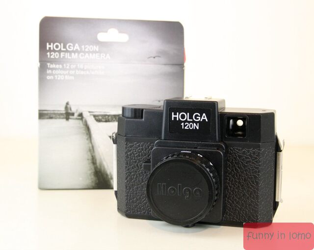 Holga120n camera light leakage master Black color version of plastic ...