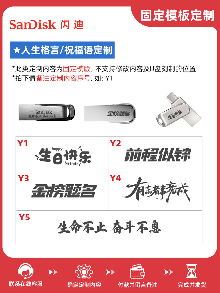 Sandisk 32GB USB 3.0 Flash Drive - Individuelle Unterschrift & Sternzeichen