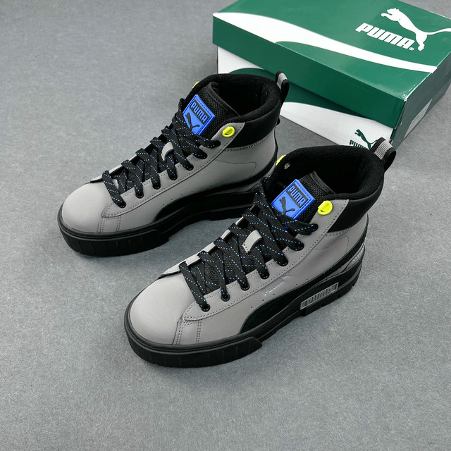 PUMA Puma thick bottom increase new women's medium high -top casual ...