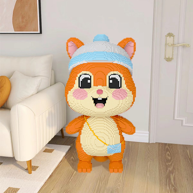 Squirrel Building Blocks Children's Toys Puzzle Echism 2024 New 8112 ...