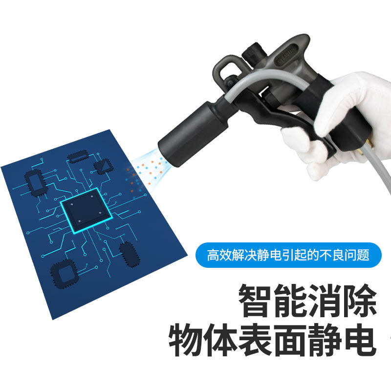 Double-Needle Anti-Static Ion Air Gun - Hand-Held High-Power Industrial ...