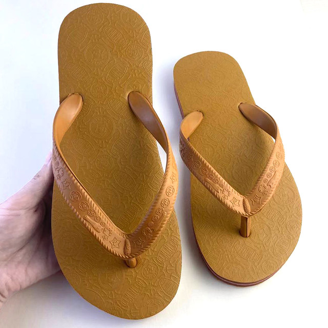 Thai slippers men's summer star horse flip flops thick-bottomed rubber ...