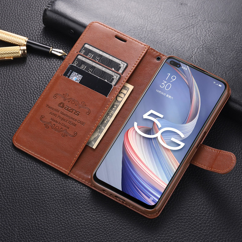 oppoA93 mobile phone case oppo A92s protection a93S leather case 5G all ...