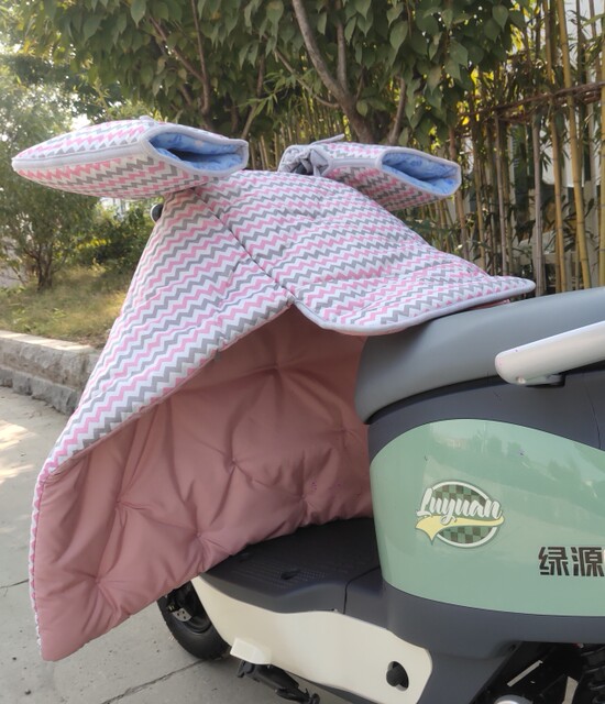 Winter Driven U+electric motorcycle split wind blocking windshield is ...