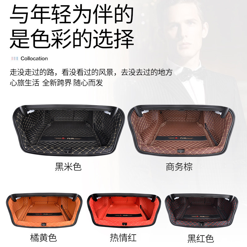 BYD Qin Plus Trunk Mat: Waterproof Rear Compartment Mat
