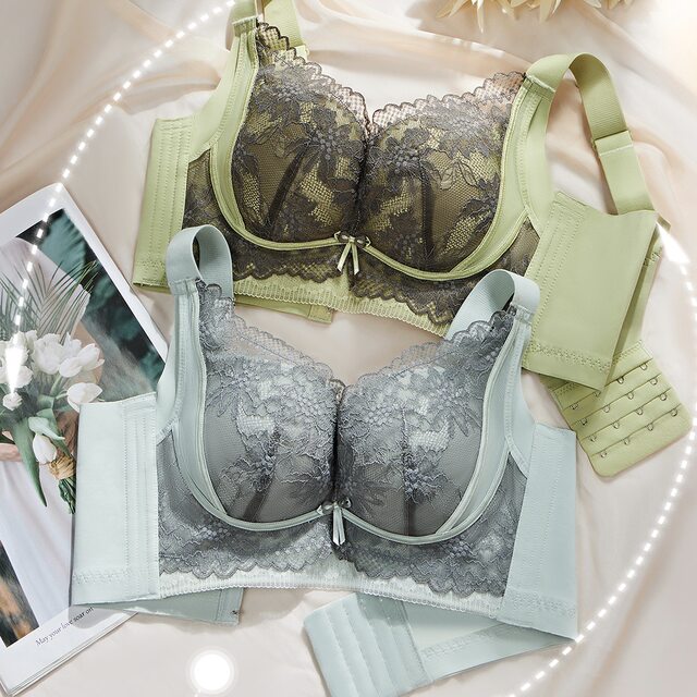 8595 Tourmaline Massage Wireless Bra Comfortable Gathering Anti-sagging ...
