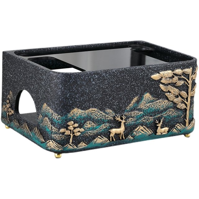 New Chinese-style optical cat wireless router storage box living room ...