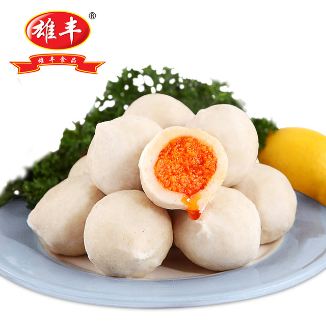 Xiongfeng Crab Roe Filled Balls 500g Fish Balls Fish Products Meatballs ...