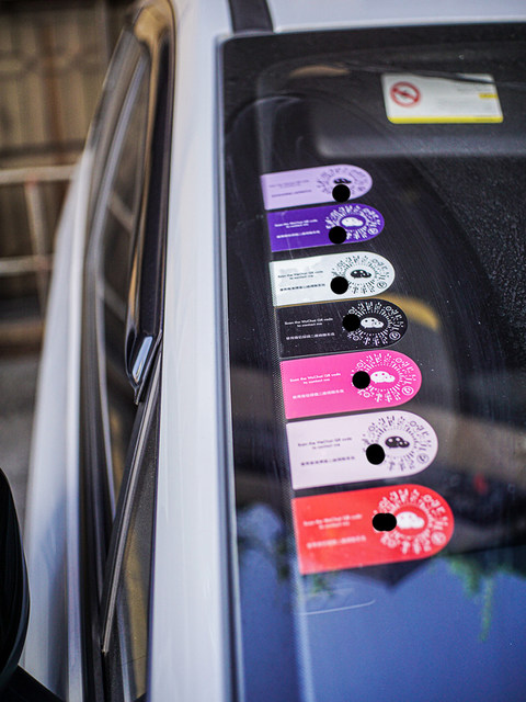 Colorful high-end temporary suspension of license plates for car ...