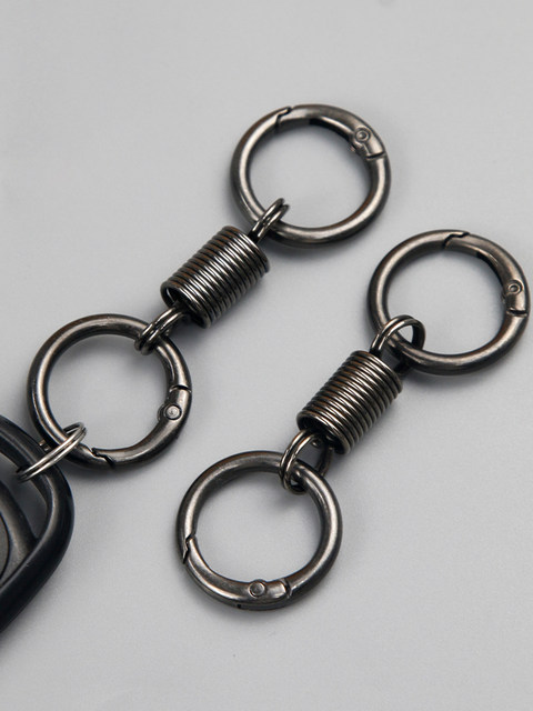Ring waist keychain high-end pendant electric vehicle keychain 2024 new ...