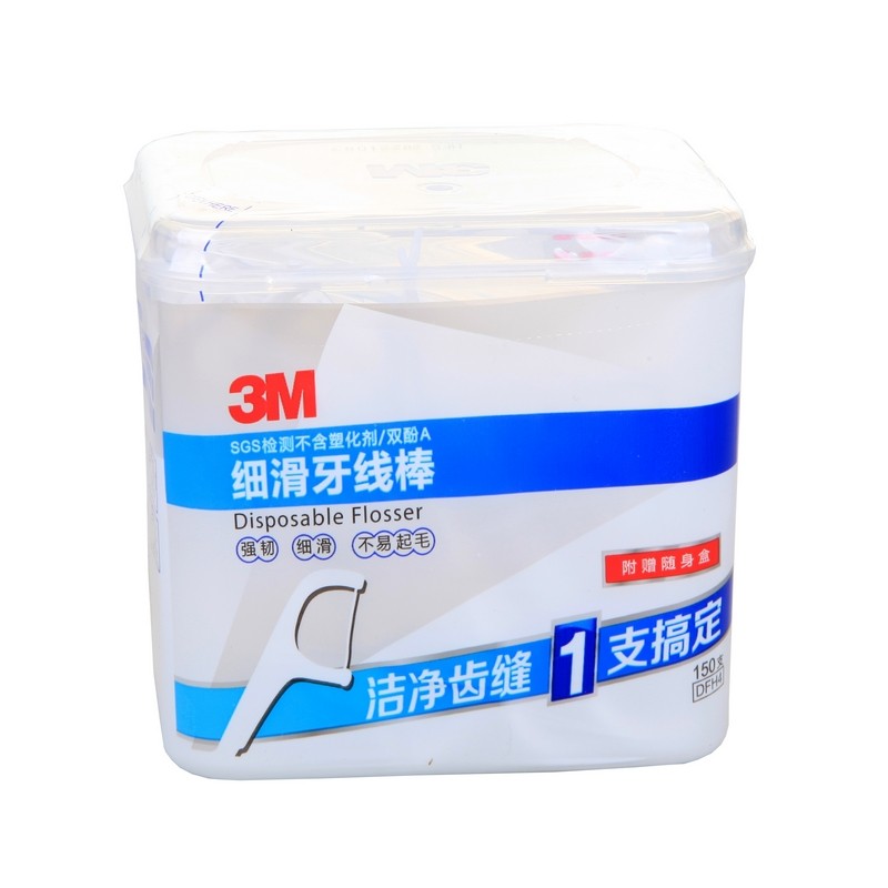 Taiwan 3M Dental Floss Stick Family Pack 150 Pieces