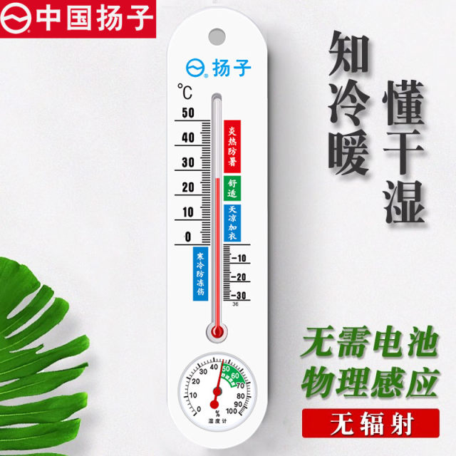 Yangzi thermometer household indoor accurate wall-mounted room ...