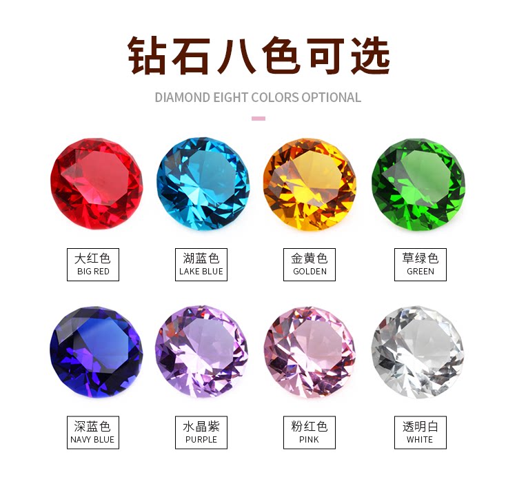 Simulated Gem Toys, Transparent Simulated Crystal Glass, Diamond ...