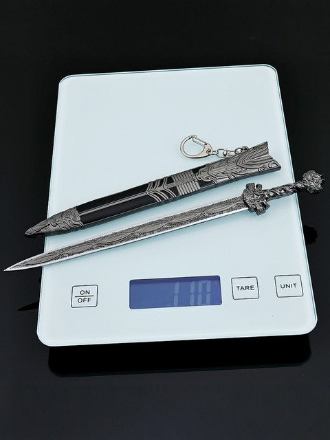 22CM ancient famous sword cold weapon Ouyezi Gongbu sword full metal weapon model craft sheath ...