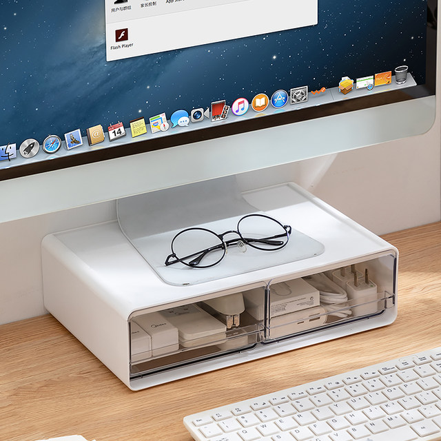 Computer adding elevative display bracket office desktop standing rack ...