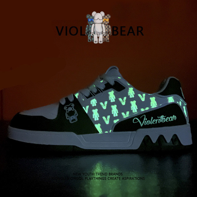 Violent Bear Men's Shoes Official Flagship Store 2024 Summer Niche Design Breathable Sports and ...