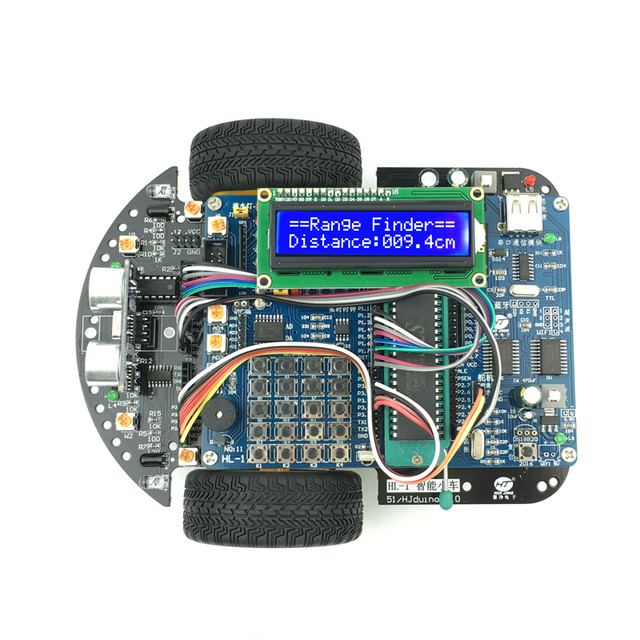 51 microcontroller development board C51 smart car R2 tracking and ...