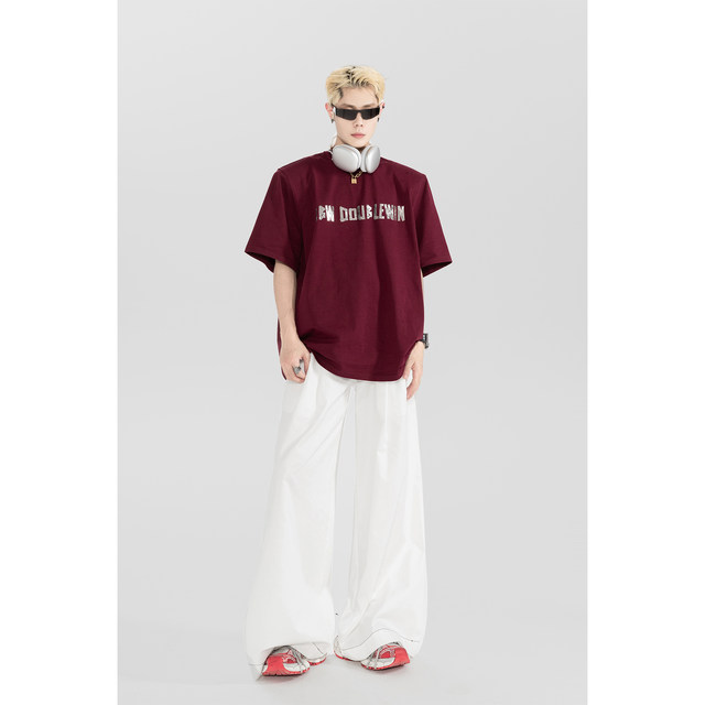 DBWDoublewin round neck short-sleeved t-shirt for boys summer niche ...