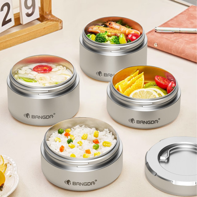 Autumn and winter multi-layer insulated lunch box bowl for children and ...