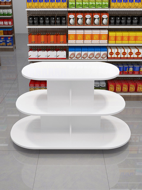 Oval island display rack for mother and baby store island display ...