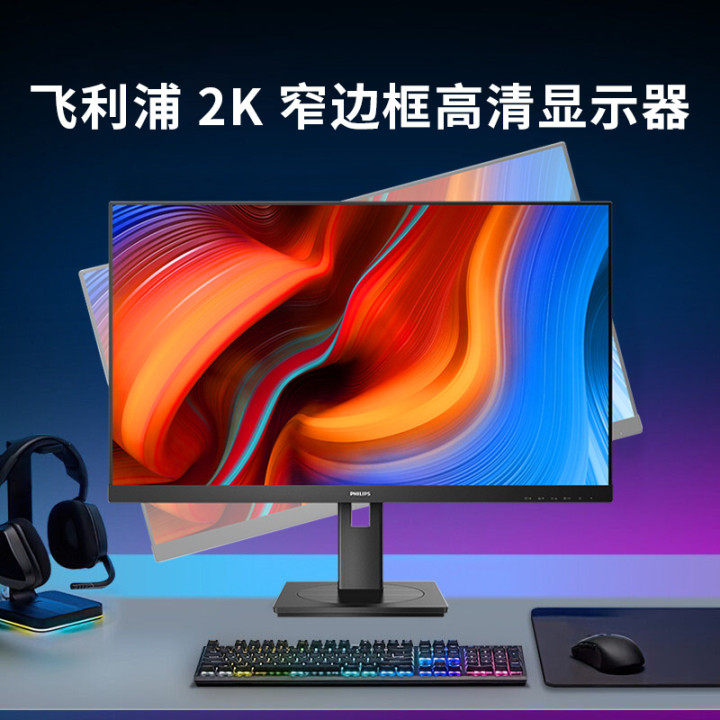 Philips 24-Inch 2K Monitor with Rotating Design