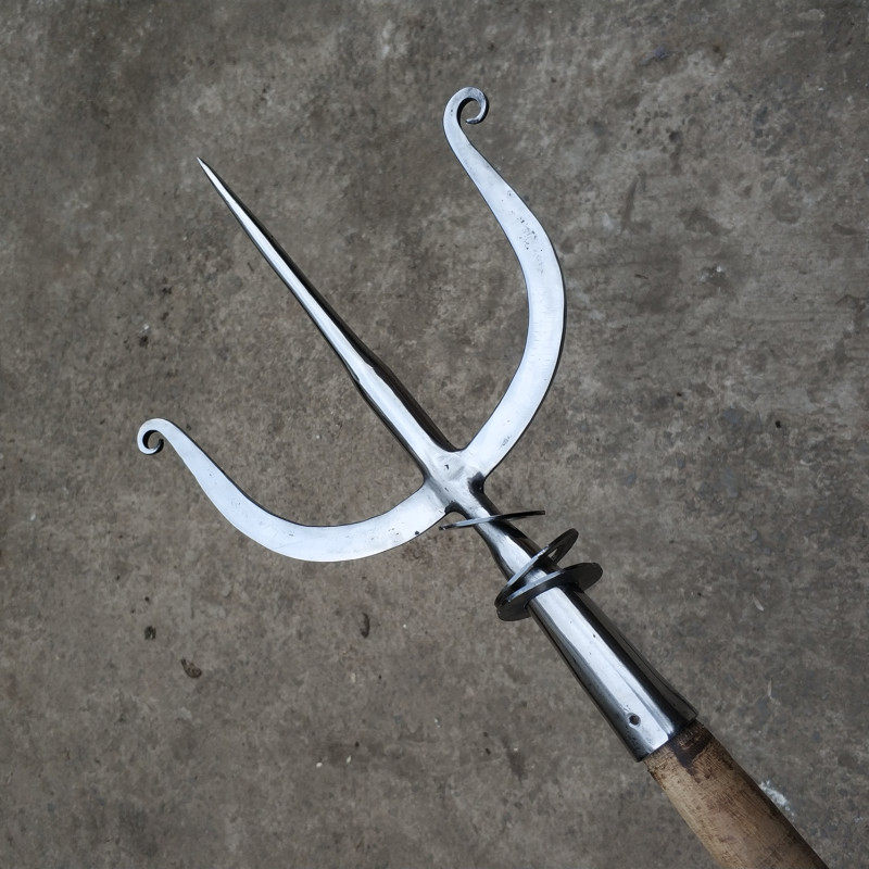 Hand-Customized Southern Big Rattle Fork Kung Fu Props Traditional ...