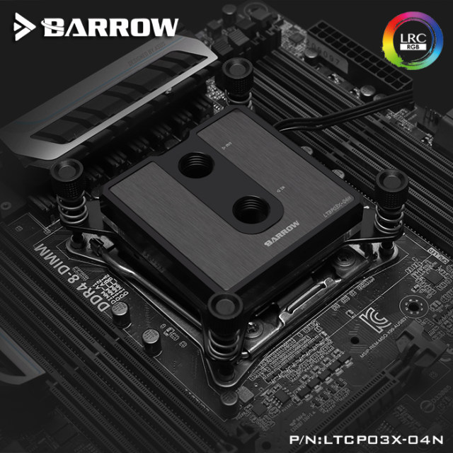 BARROW Intel platform AMD jet type micro -water channel pure copper CPU ...