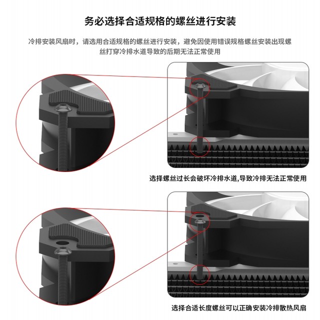 High-density single-wave copper white water-cooled radiator 28MM thick ...