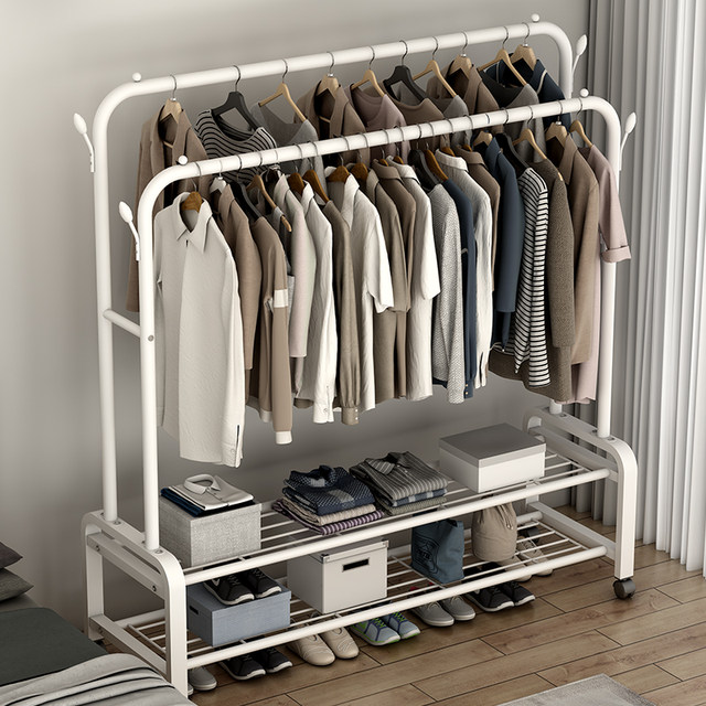 Simple wardrobe hanging outlets assembled clothes racks Dormitory ...