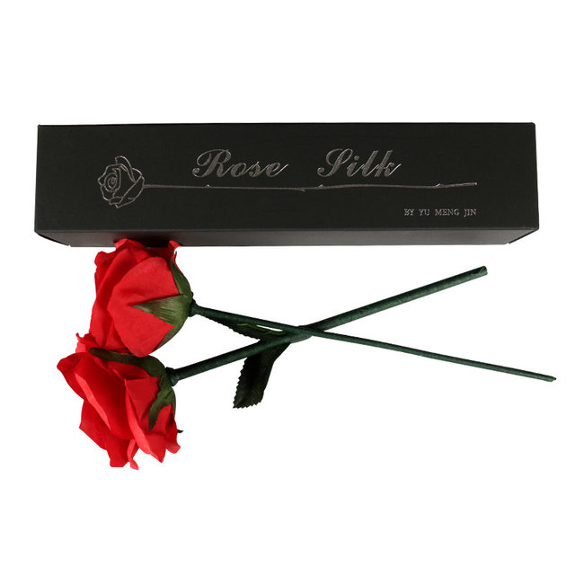 Northern Magic Rose color-changing one-half rose silk scarf color ...