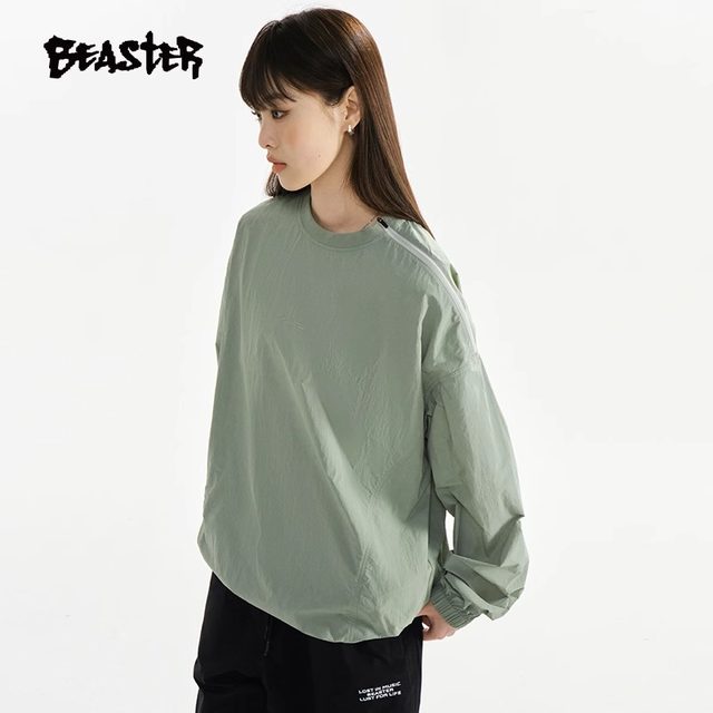 BEASTER American reflective printed pullover jacket summer new American ...