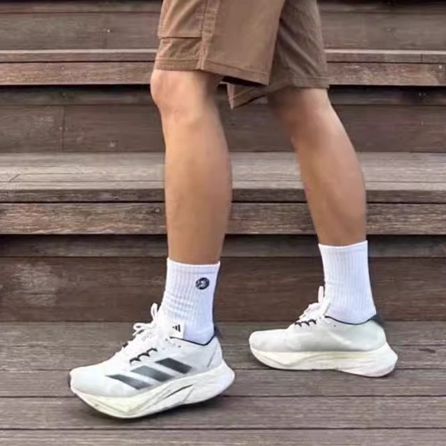 Adidas Adizero Boston 12 wear-resistant cushioning men's racing running ...