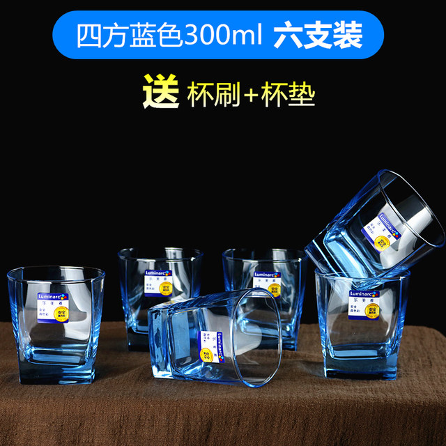 Lemeiya glass 6-piece household water cup for women summer heat ...