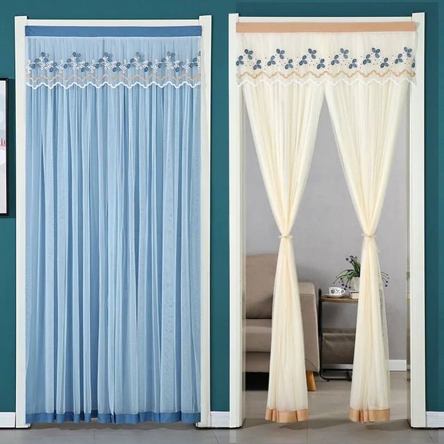 Magic Curtain curtain free punching telescopic rod anti -mosquito ...