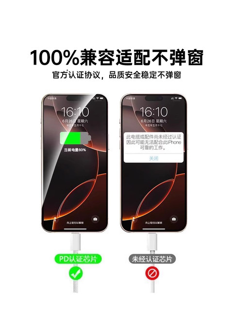 Platinum-Xin suitable for Apple charging cable iPhone 15 data cable ...