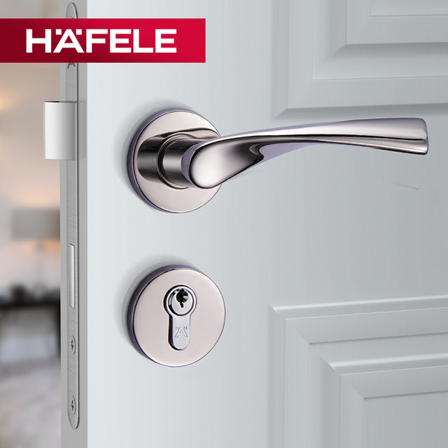 German Hafele HAFELE stainless steel handle lock split lock indoor door ...