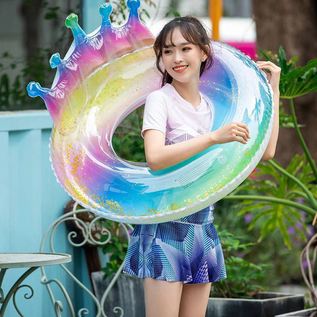 Swimming ring for adult women thickened extra large fat inflatable ...