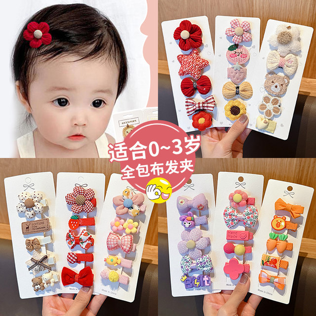 Baby hair clip does not hurt, cute super cute little fetal hair fur ...