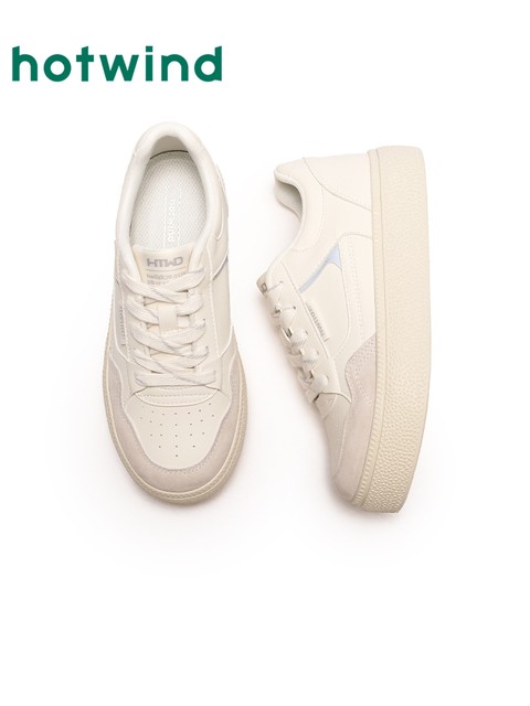 Hot Wind 25 Spring New Women's Simple Mandarin Silver Casual Board ...