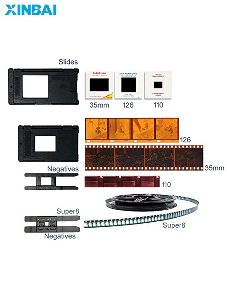 Xinbai XJ-200 Filmscanner - 2400 DPI CMOS Digitalisierer für 135/110 ...