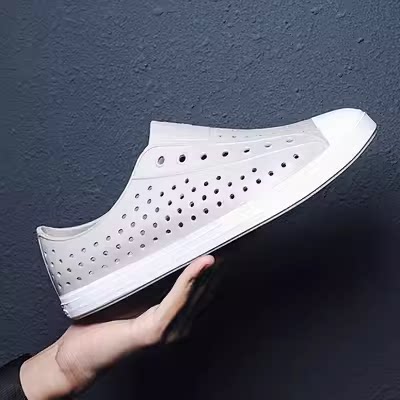 ins Croc Shoes for Men and Women Summer Couples Non-Slip Personalized ...