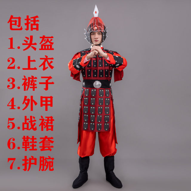 Hua Mulan Armor General Performance Costume Ancient Costume Battle Robe ...
