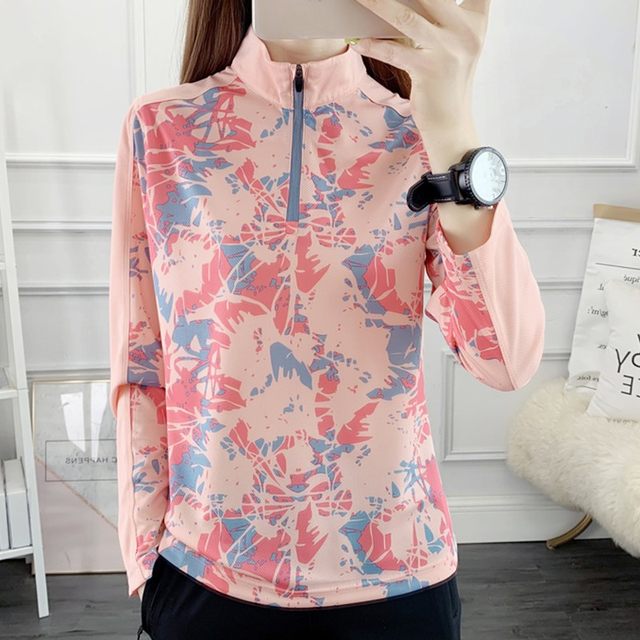 Outdoor quick-drying clothing, women's long-sleeved T-shirts, spring ...