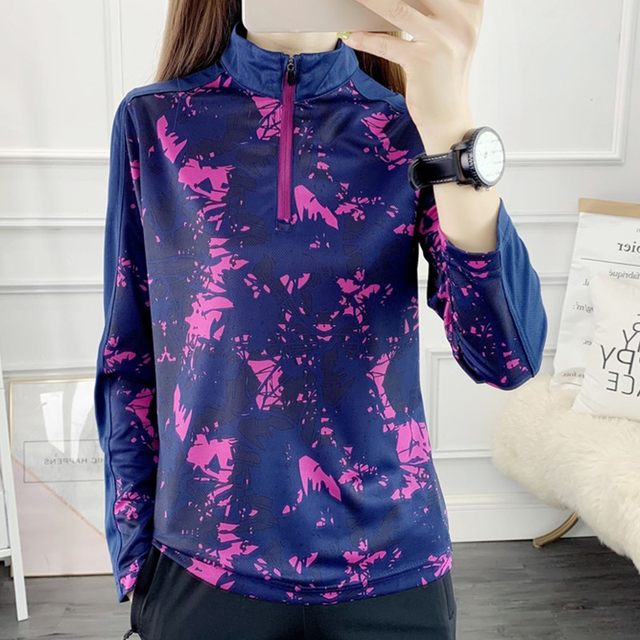 Outdoor quick-drying clothing, women's long-sleeved T-shirts, spring ...