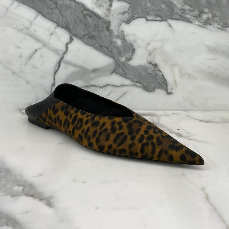 2025 New French Leopard Print Pointed Toe Shoes Women's Easiest for ...