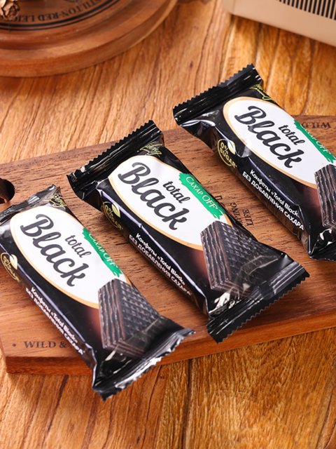 Russian imported wafer biscuits 0 sucrose-free dark chocolate ...