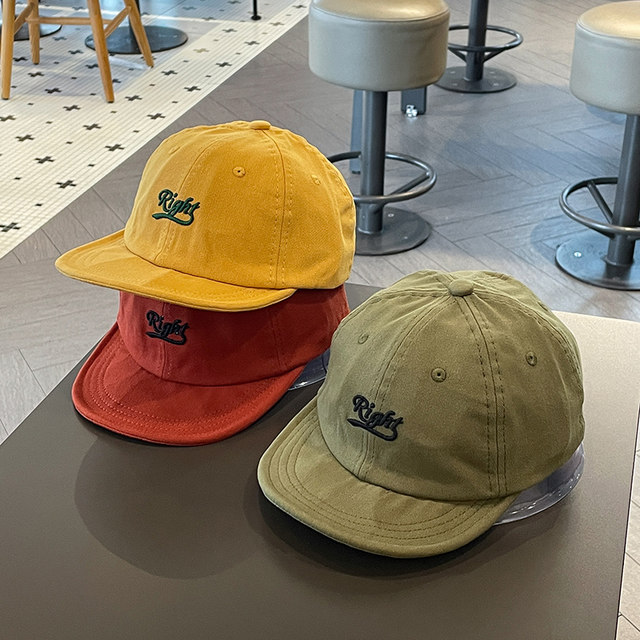 Japanese soft brim short brim baseball hat female versatile Korean ...