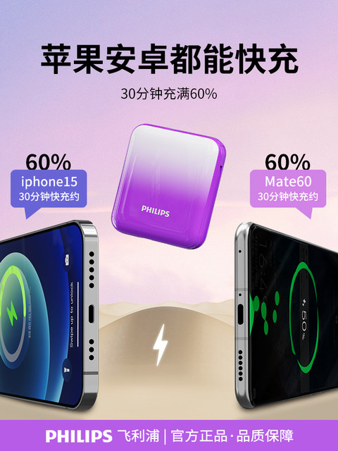 Philips Charging Treasury self -line 20,000 mAh mobile power genuine ...