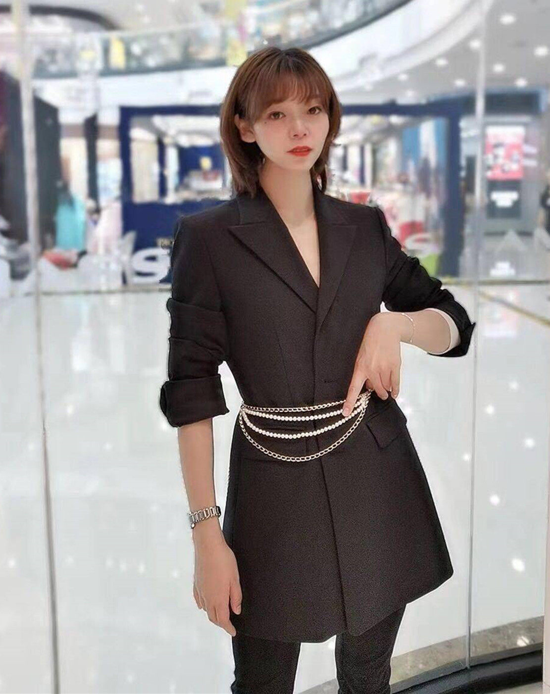 Little Gray Rabbit genuine purchasing autumn new self-slim professional ...