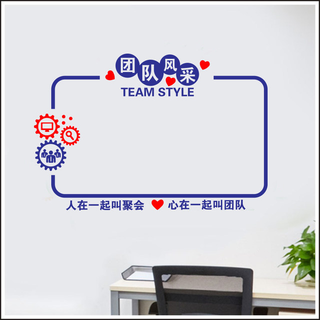 Bulletin board wall stickers corporate office conference room cultural ...